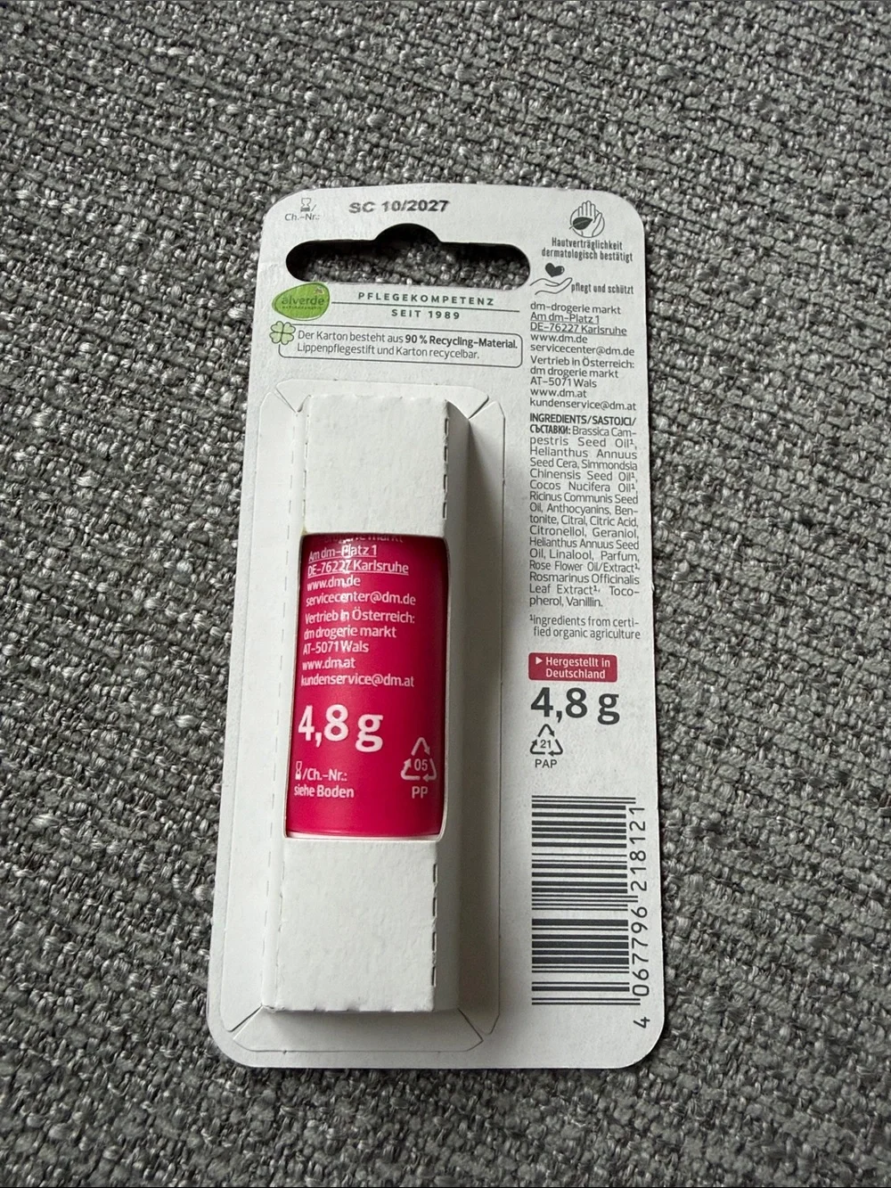 Alverde | Makeup | Alverde Natural Cosmetics Biowildrose Lip Balm Pink ...